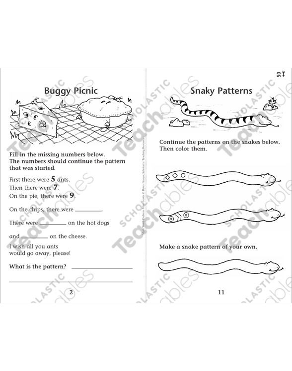 Patterns and Skip Counting: Word Problem Mini-Book by