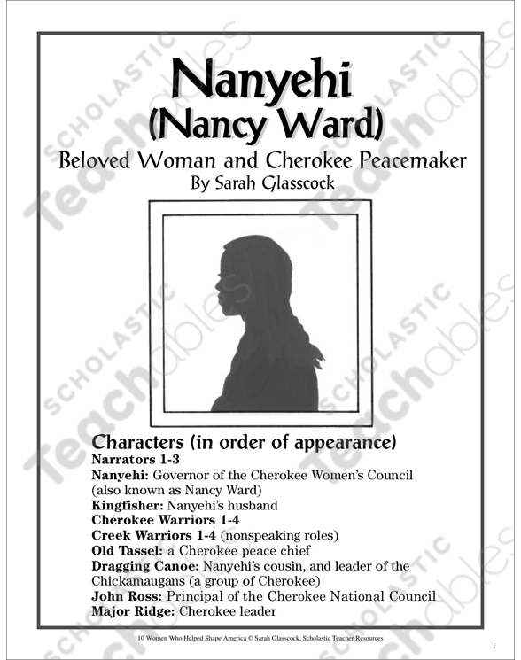 American Revolution: Nancy Ward (C. 1738-1824): Nanyehi, Beloved Woman ...