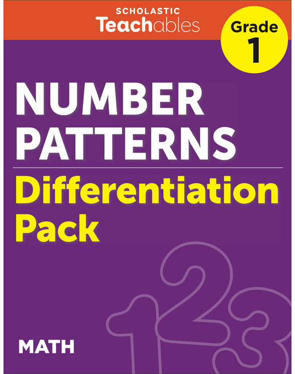 Number Patterns Grade 1 Differentiation Pack by