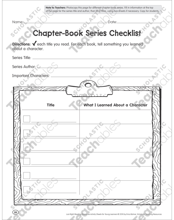 Send-Home Reading Log Folders: Reading Response Graphic Organizer by