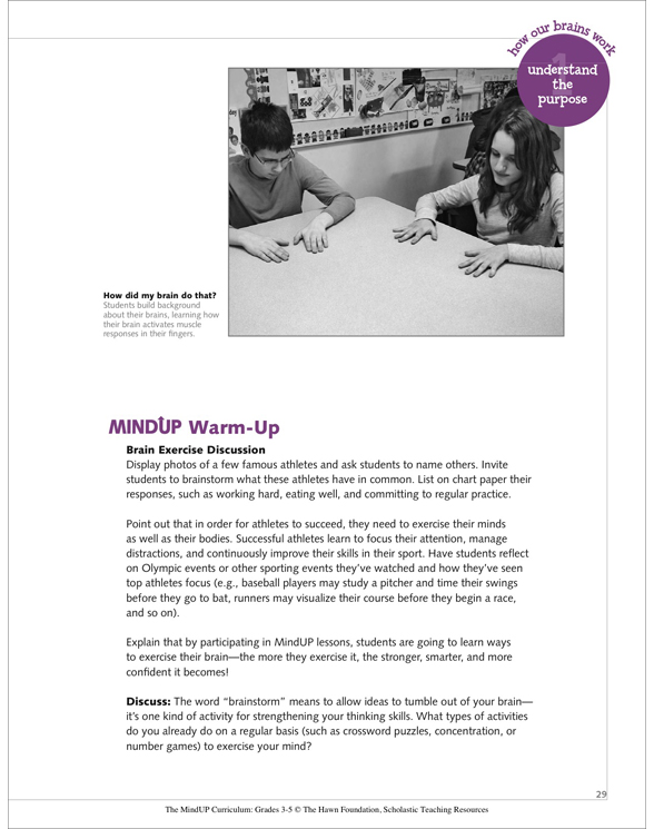 The MindUP Curriculum: Grades 3-5 by The Hawn Foundation