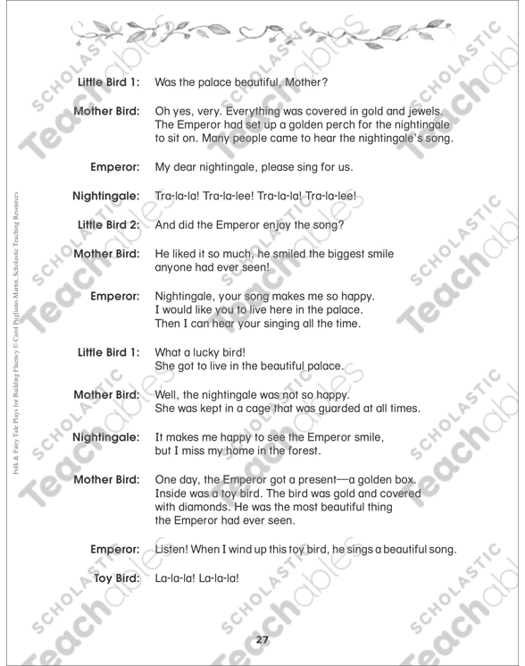 The Nightingale: Fairy Tale Play by