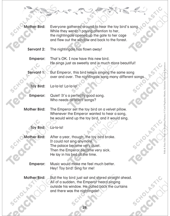 The Nightingale: Fairy Tale Play by