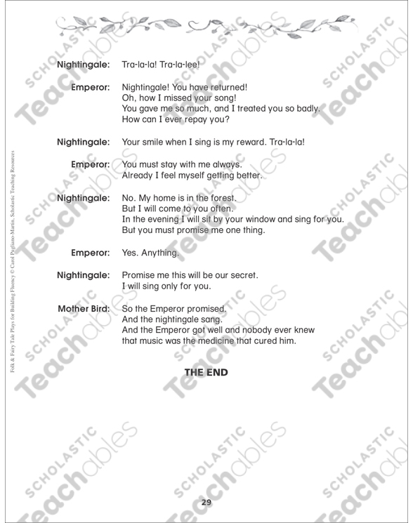 The Nightingale: Fairy Tale Play by