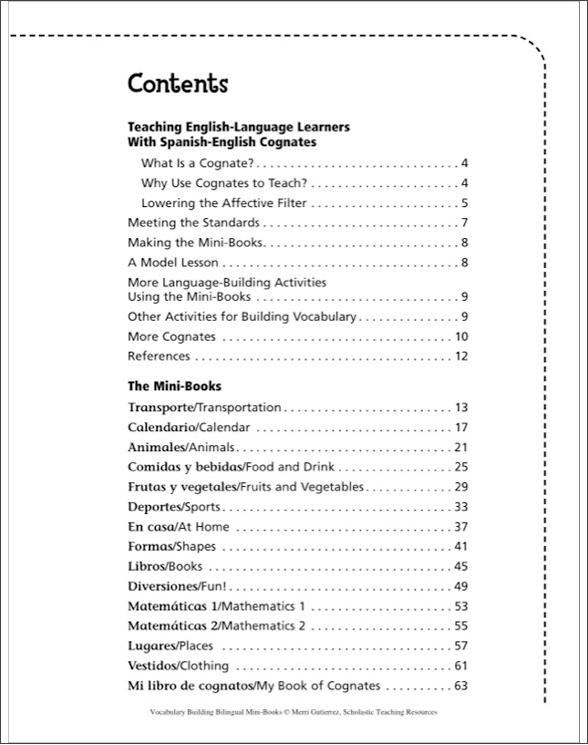 Vocabulary-Building Bilingual Mini-Books by Merri Gutierrez