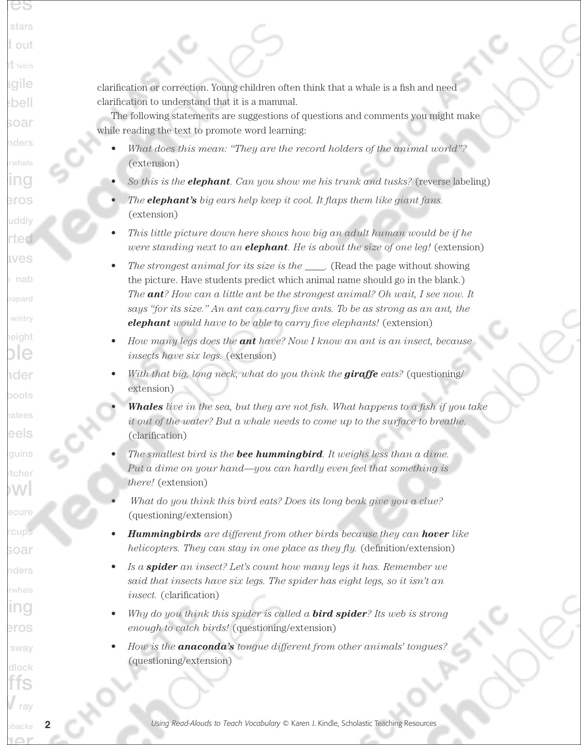 Steve Jenkins' Biggest, Strongest, Fastest: Nonfiction Read-Aloud for ...