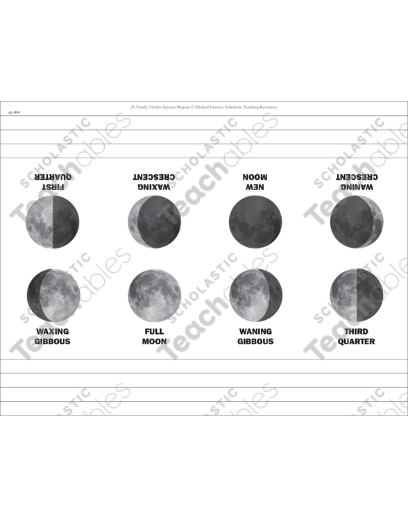 Little Book - Phases of the Moon: Earth Science Project by