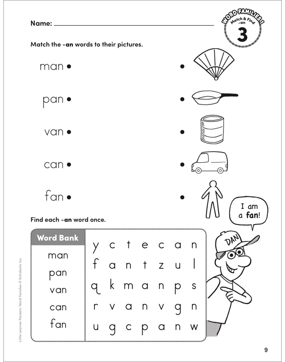 Little Learner Packets: Word Families by Violet Findley