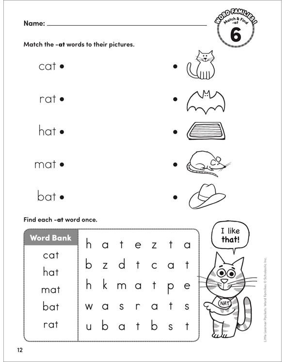 Little Learner Packets: Word Families by Violet Findley