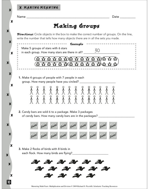 Mastering Math Facts: Multiplication & Division by Richard S. Piccirilli