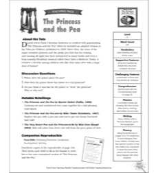 The Princess and the Pea: Folk & Fairy Tale Easy Readers Mini-Book ...