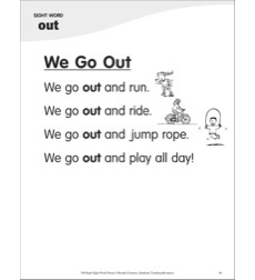 We Go Out (Sight Word 'out'): Super Sight Words Poem by