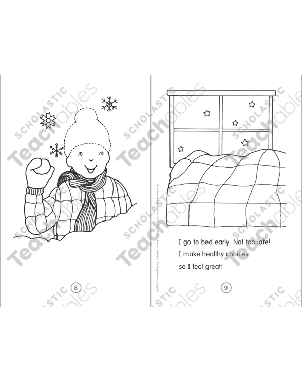 I Make Healthy Choices (Healthy Habits): Science Cut-& Paste Mini-Book by