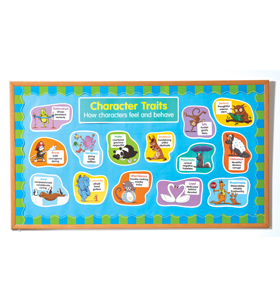 Character Traits Bulletin Board by