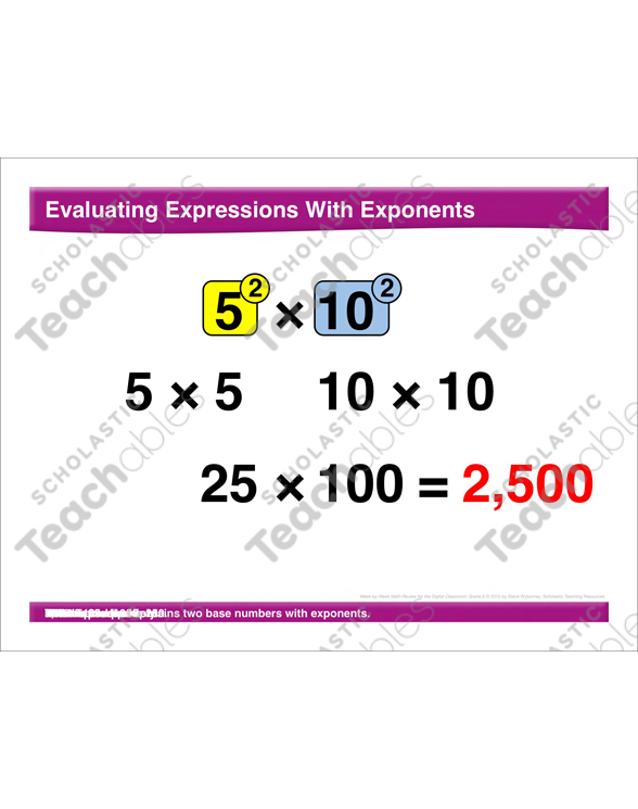 Math Review: Exponents, Ratios, Percentages, Distributive Property with ...