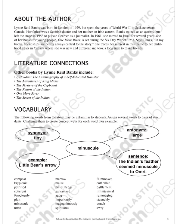 Book Guide: The Indian in the Cupboard by
