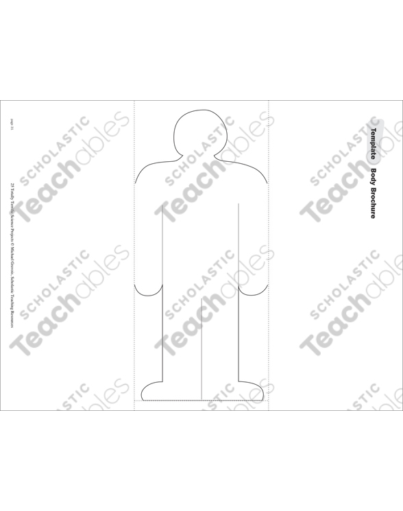 Body Brochure - Body Systems: Life Science Project by