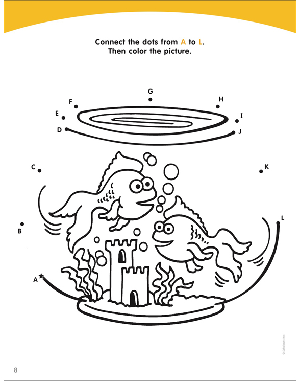 Little Skill Seekers: Alphabet Connect the Dots Workbook by