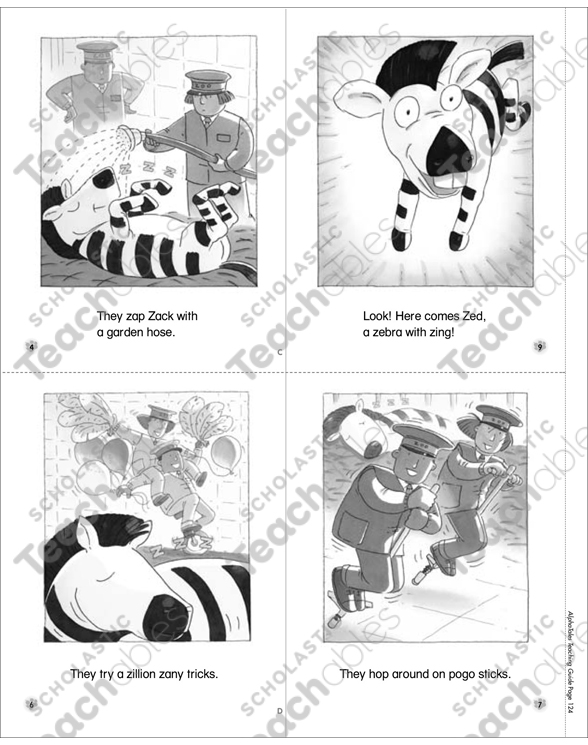 Alpha Tales: Zack the Lazy Zebra (Letter Z): Alpha Tales Mini-Book by