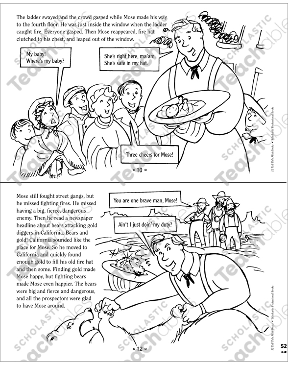 Tall Tales: Mose Humphries: Tall Tale Mini-Book by