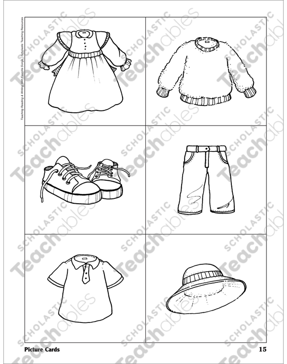 Mary Wore Her Red Dress...Clothing Names - Color Words by