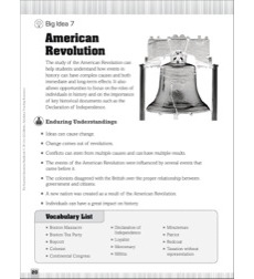 Essential Questions for Social Studies: American Revolution by