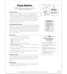 Literacy-Building Booklet: Clara Barton by