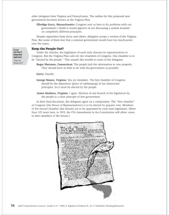 Identifying Important Information in Informational Text: QAR ...