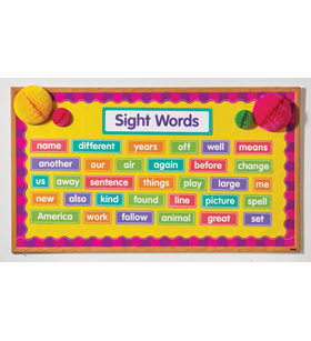 More Sight Words Bulletin Board by