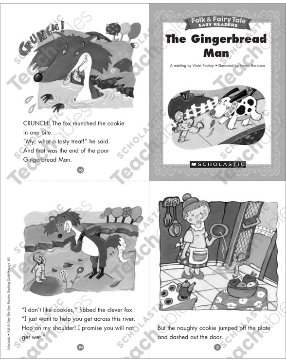 The Gingerbread Man: Mini-Book & Activities by