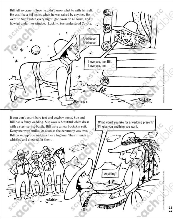 Tall Tales: Slue-Foot Sue and Pecos Bill: Tall Tale Mini-Book by