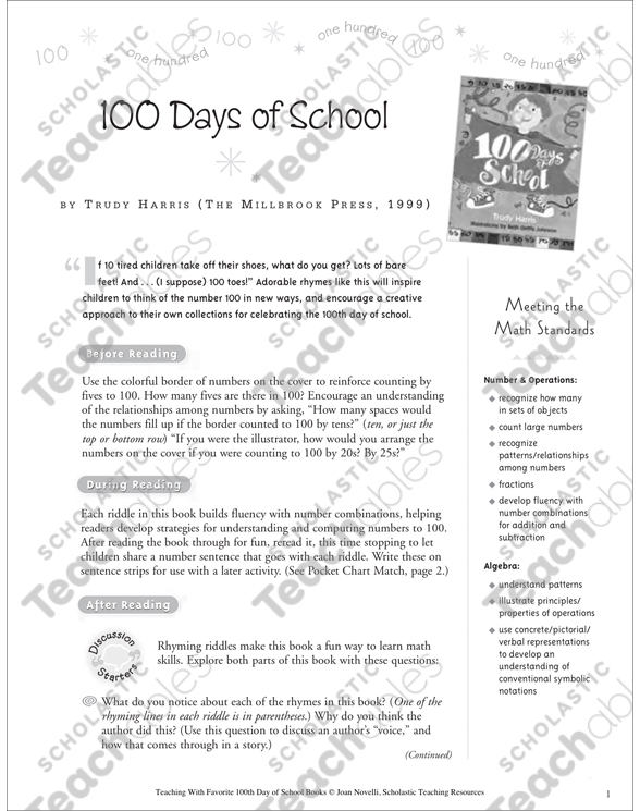 100 Days of School: Teaching With This Favorite Book by