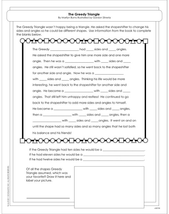 The Greedy Triangle by Marilyn Burns