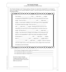 The Greedy Triangle by Marilyn Burns