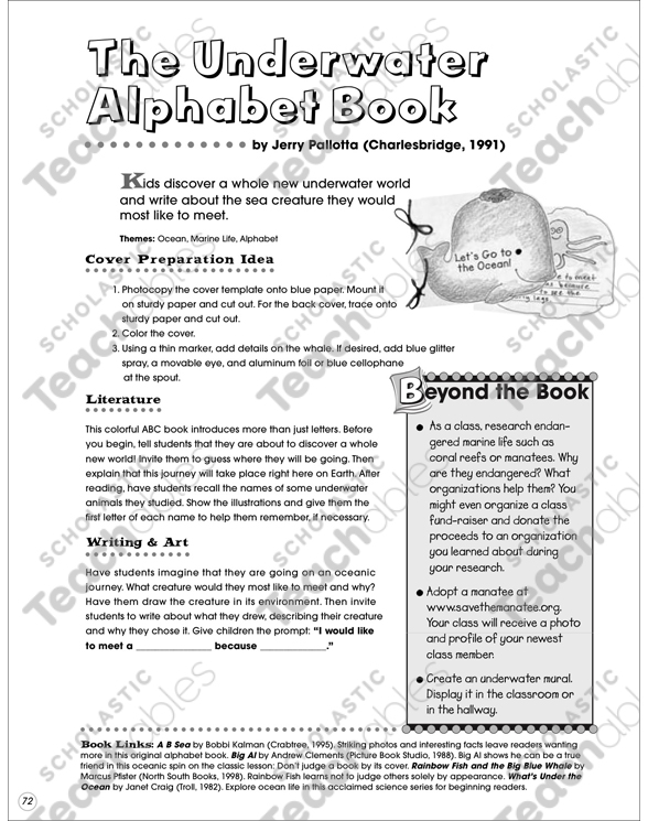 The Underwater Alphabet Book: Collaborative Book by