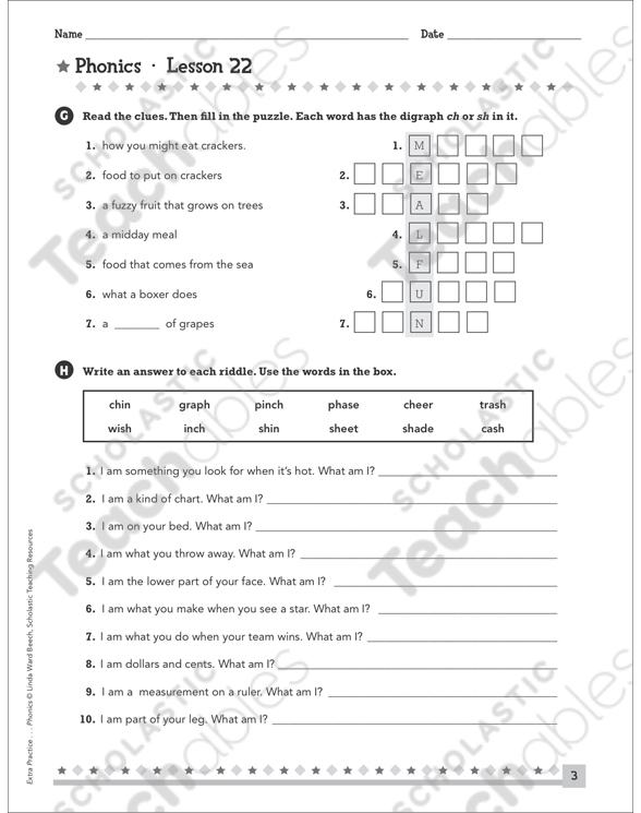 Word Sort Consonant Digraphs Gh And Ph Anthony Reynoso By Campingteacher
