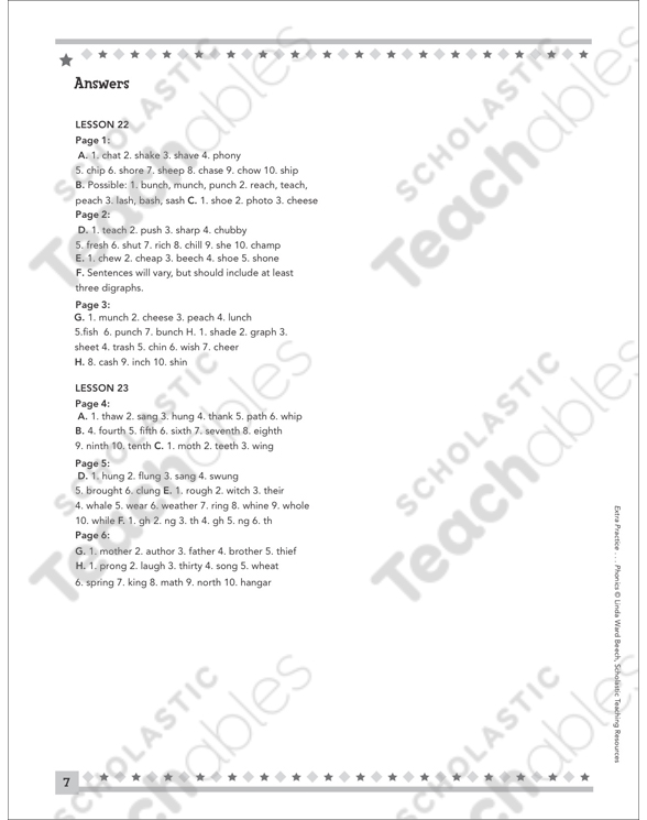 Consonant Digraphs (CH, SH, PH, TH, WH, NG, and GH): Phonics Unit by