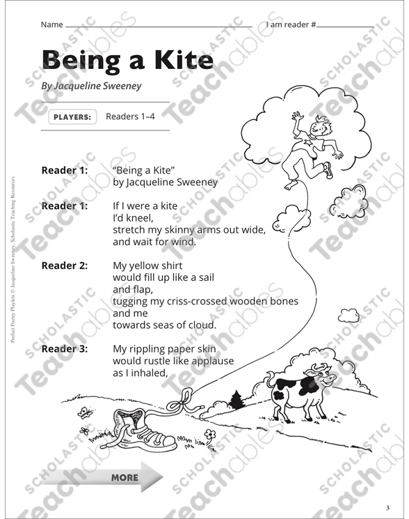 Being a Kite: Spring Poem and Playlet by