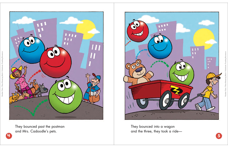 Number Tales: Three Bouncing Balls by Liza Charlesworth