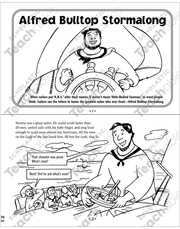 Tall Tales: Alfred Bulltop Stormalong: Tall Tale Mini-Book by