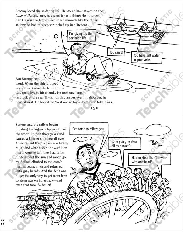 Tall Tales: Alfred Bulltop Stormalong: Tall Tale Mini-Book by