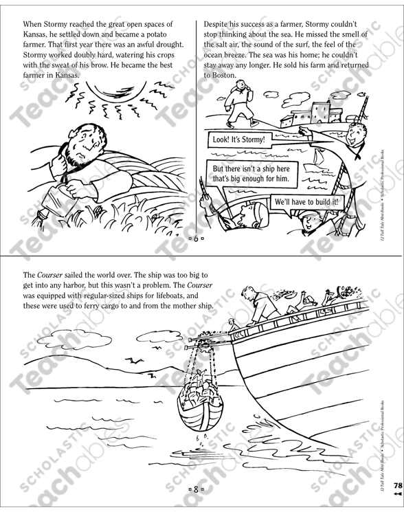 Tall Tales: Alfred Bulltop Stormalong: Tall Tale Mini-Book by