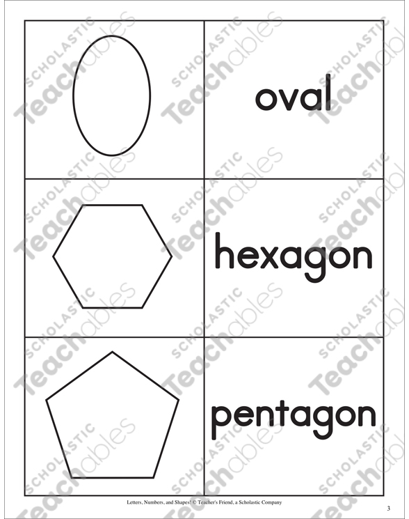 Shapes and Shape Words: Matching Shapes Cards by