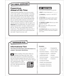Copernicus: Text Evidence Task Card by