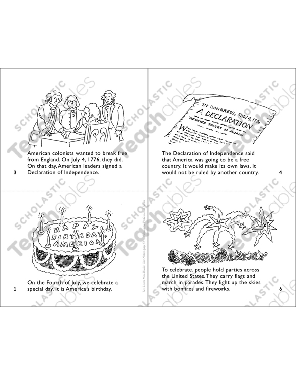 The Fourth of July Mini-Book by