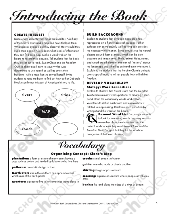 Book Guide: Sweet Clara and the Freedom Quilt by