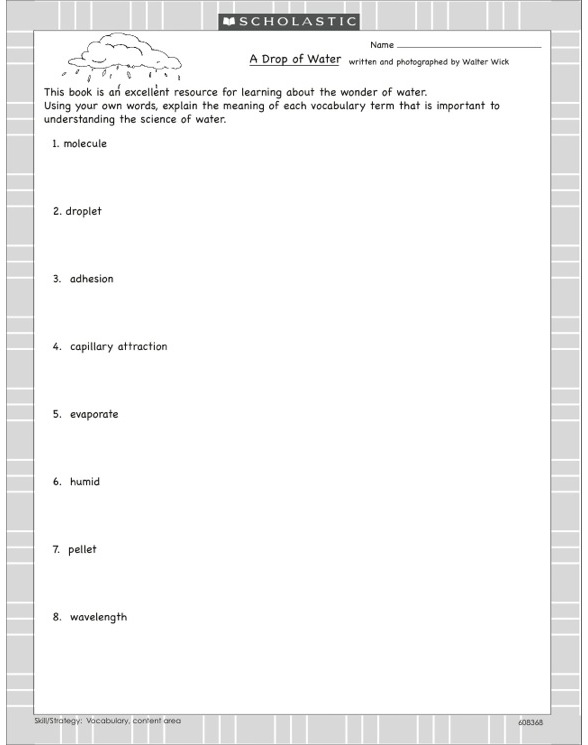 A Drop of Water by Walter Wick