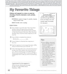 My Favorite Things Graphic Organizer Graphic Organizer by