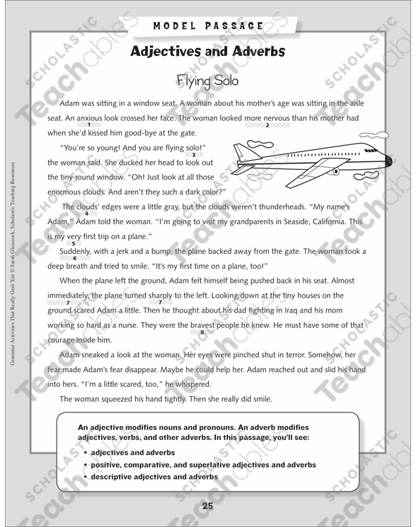 Grammar Mini-Lesson: All About Adjectives and Adverbs (grades 3-5) by