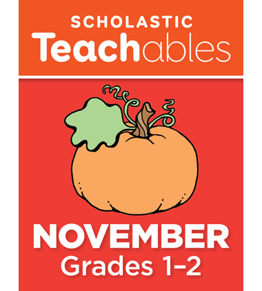 November Grades 1-2 Printable Packet by
